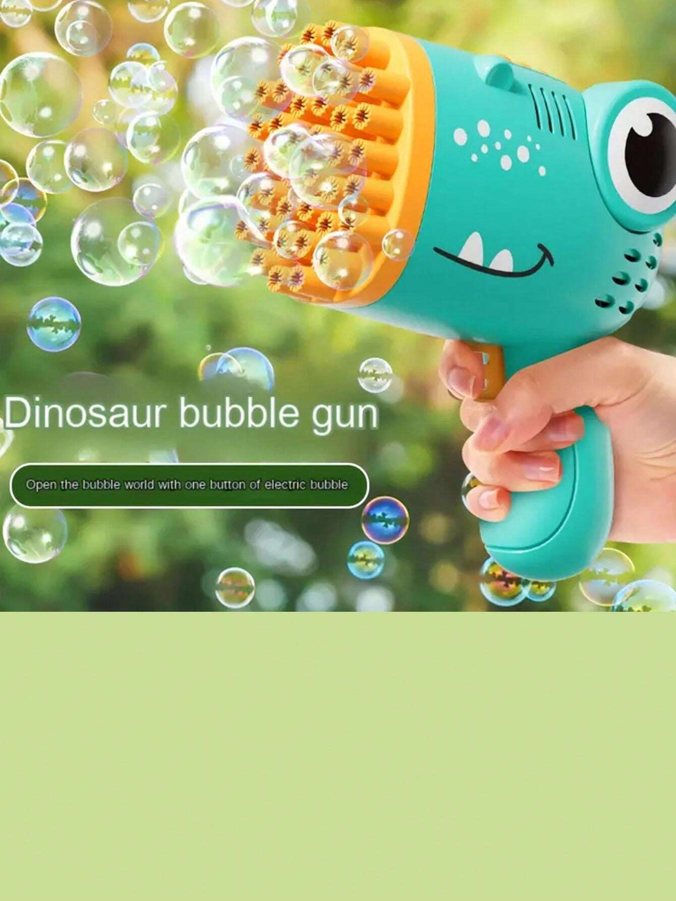 40 Holes Bubble Machine, Automatic Electric Bubble Blower Toy For Kids ...