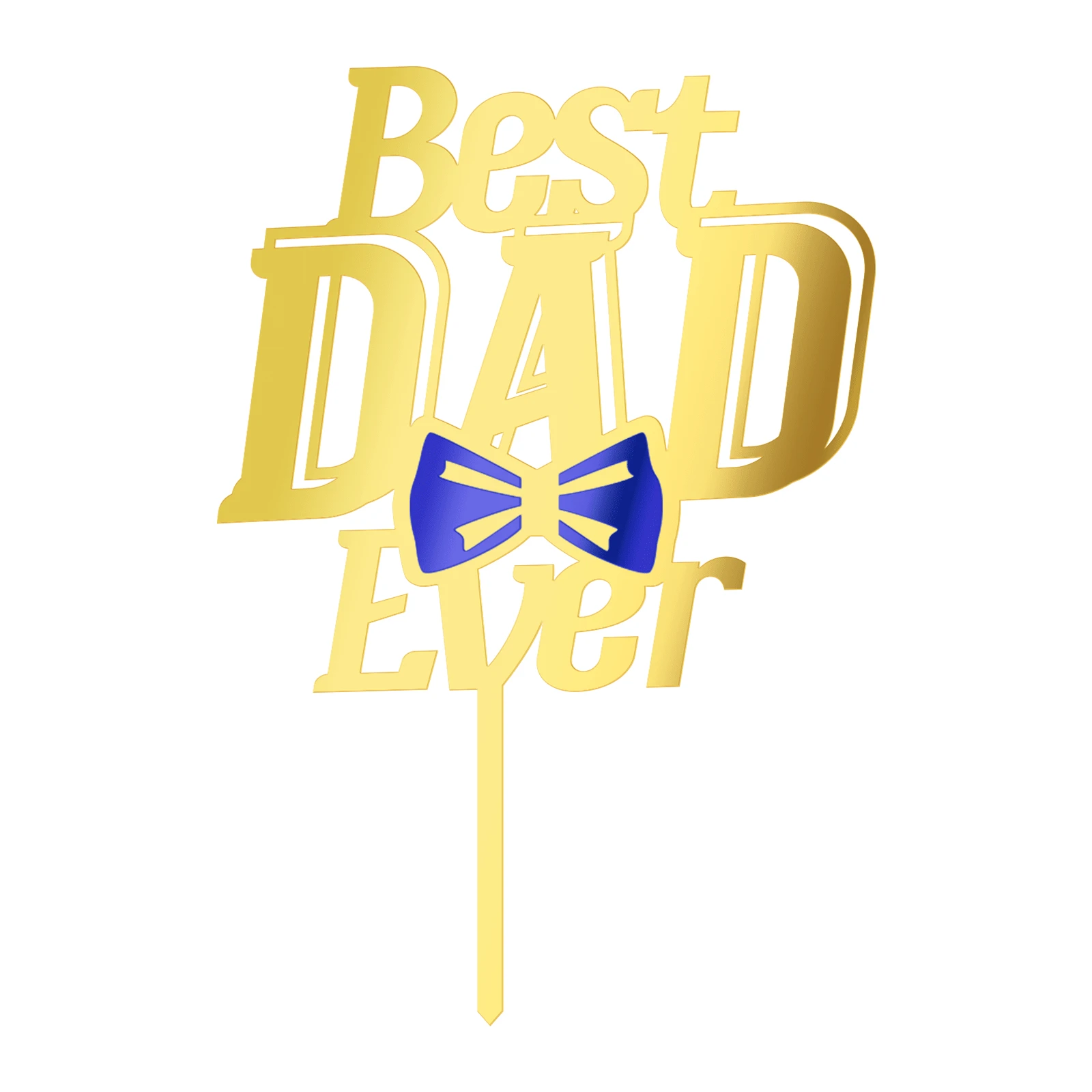 Best DAD Ever Cake Topper Double Layered Acrylic Father's Day Cake ...