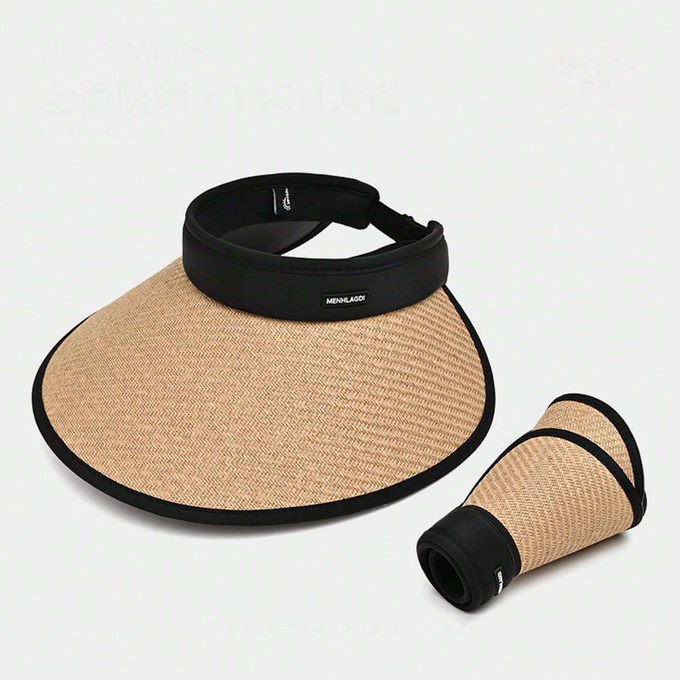 Nuevo sombrero de sol de ala ancha de vinilo para mujeres, sombrero de ...