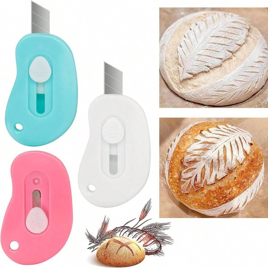 3PCS Bread Lame Dough Scoring Tool - Professional Sourdough Bread Lame ...