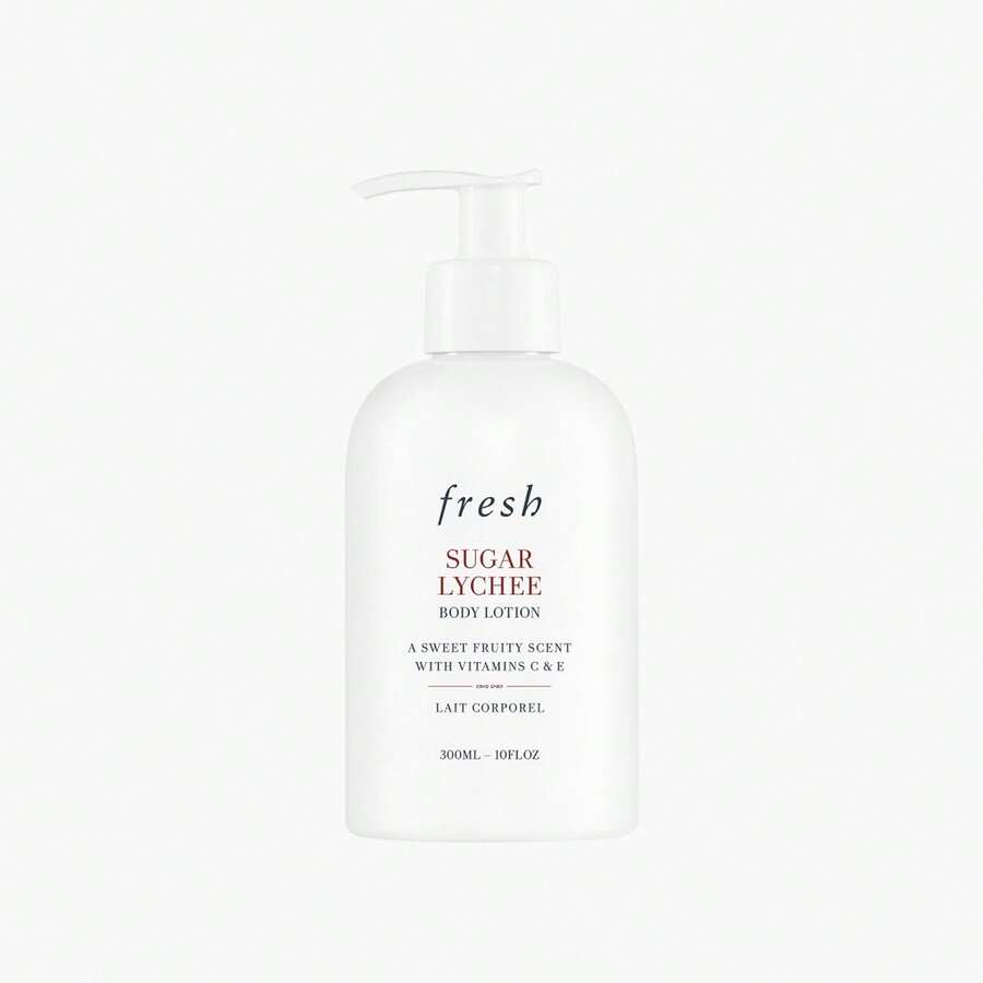 Fresh Body Sugar Lychee Body Lotion With A Light Texture That Is Rich