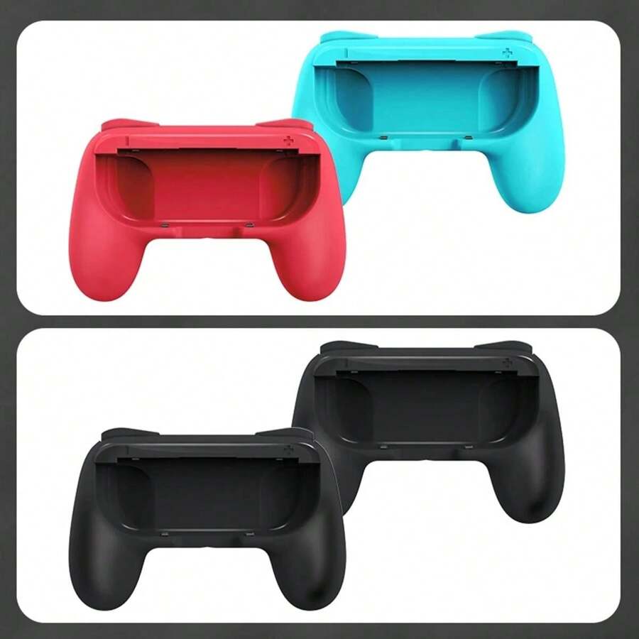 Grips Compatible With Switch For Joy Con & OLED Model For Joycon, Wear-Resistant Handle Kit ...