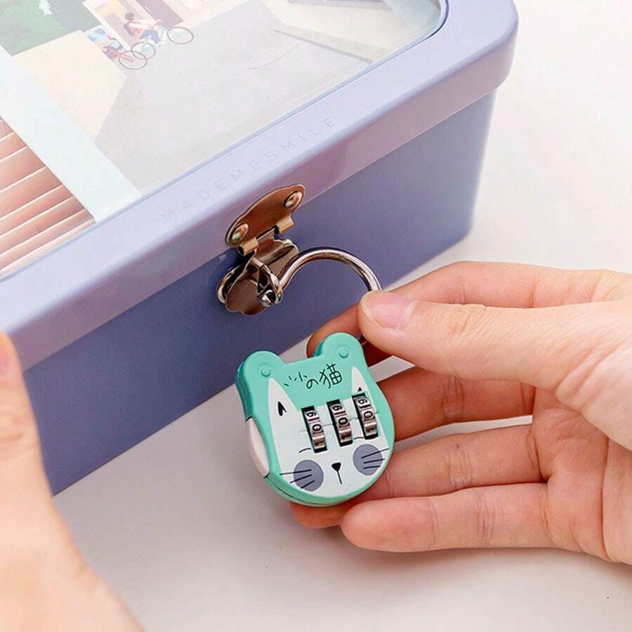 Combination Lock Gym Locker Padlock Theft-Proof Mini Lock For Luggage ...