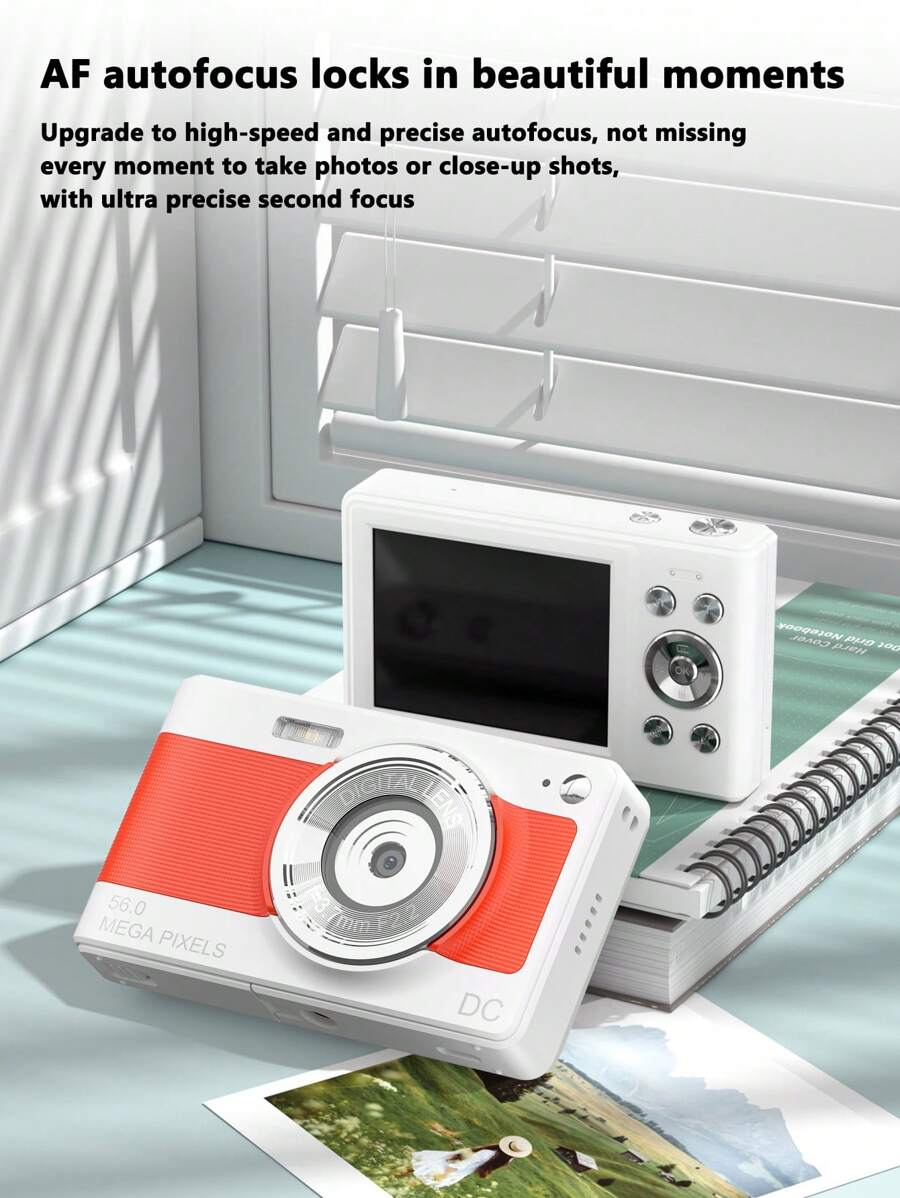 Portable CCD Card Digital Camera AF Autofocus 2.8-Inch Ultra HD Display ...