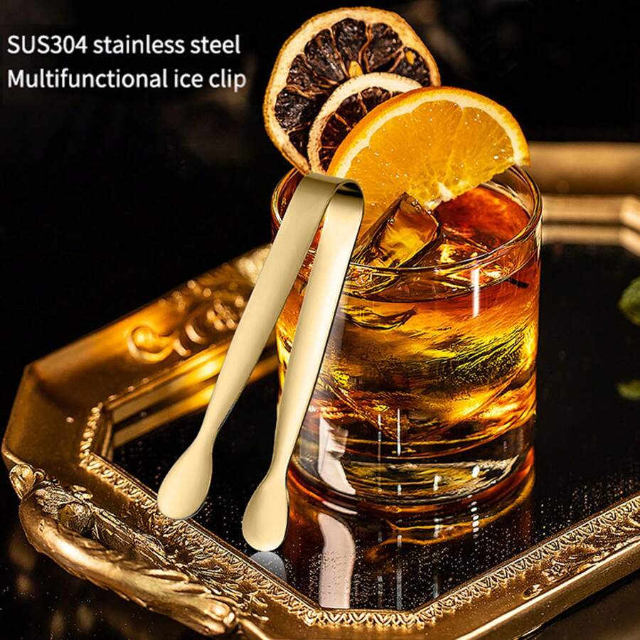 Stainless Steel Thick Coffee Cube Sugar Clamp Bar KTV Ice Clamp Ice Ice ...