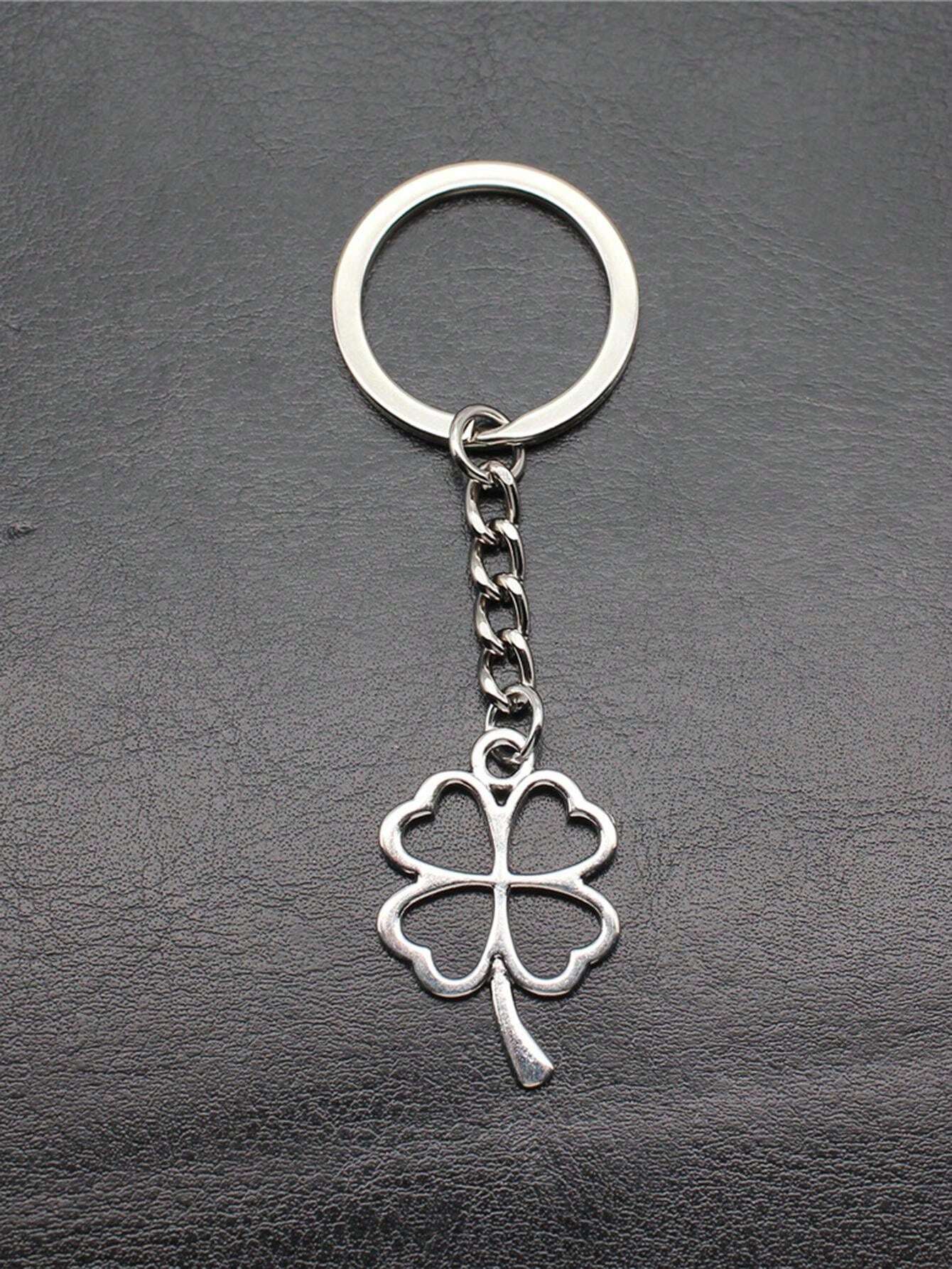 Porte-clés pendentif en forme de cœur en mosaïque en forme de croix et de trèfle | Mode en ligne ...