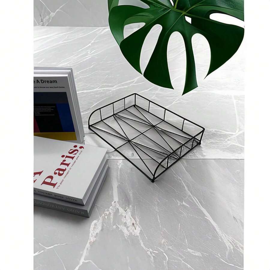 2 Pack Letter Tray-Desk File Organizer-Desk File Rack Stackable ...