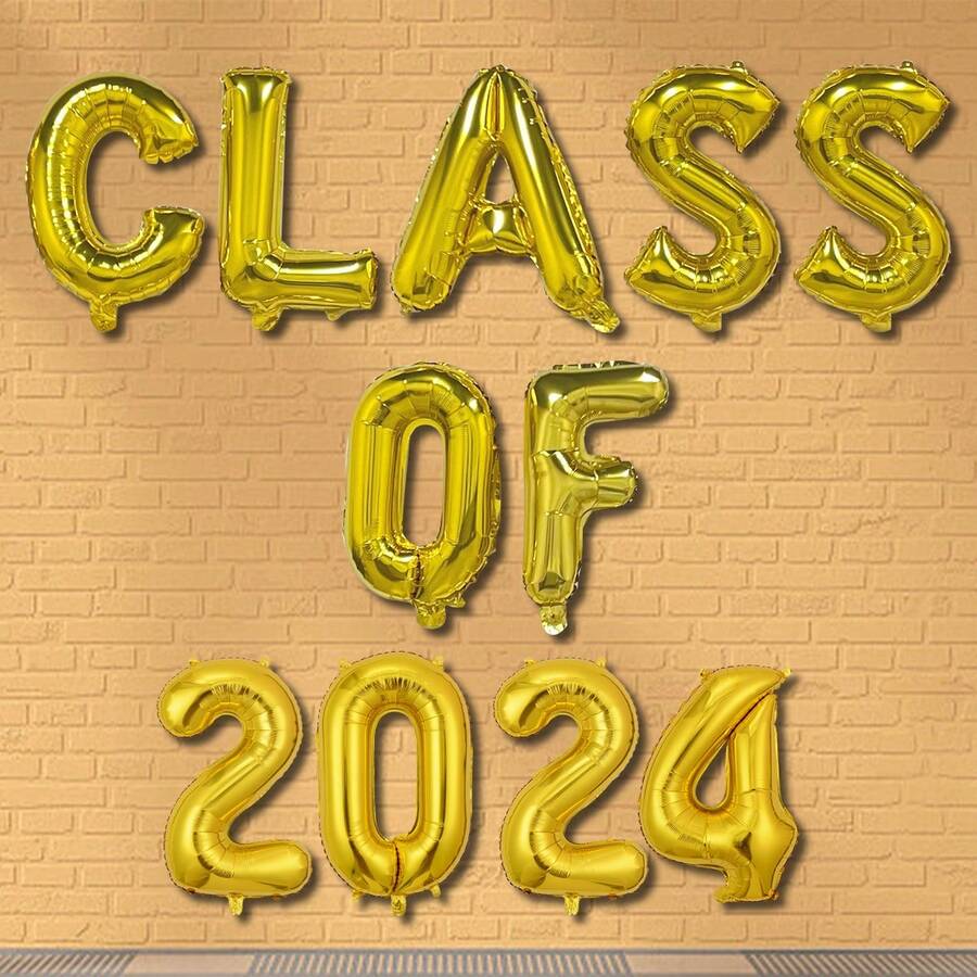 Class Of 2024 Balloons Graduation Decorations, 2024 Graduation Party ...