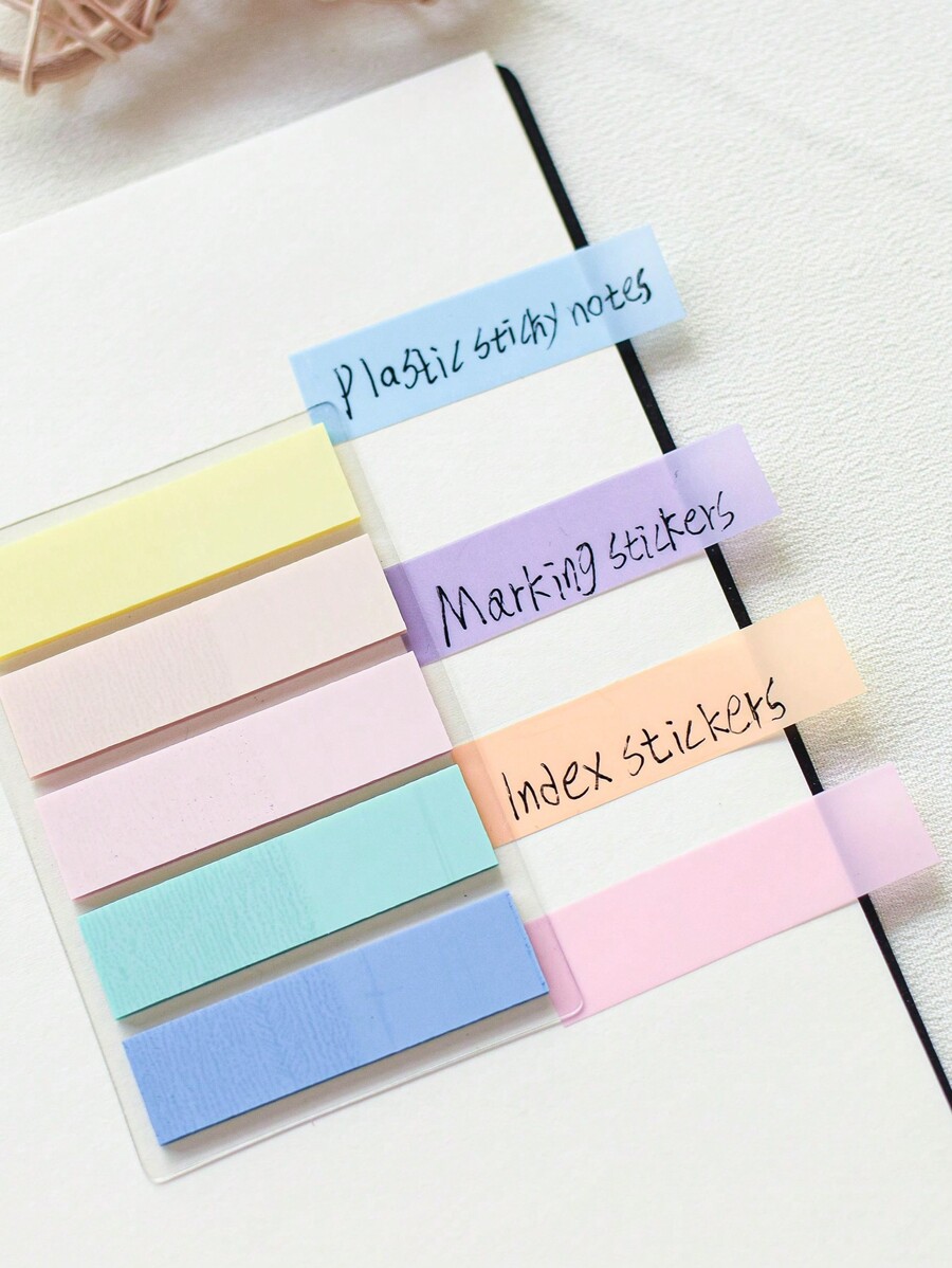 100 Sheets Of 1 Type Of Convenient Index Tag Sticky Notes, Writable ...