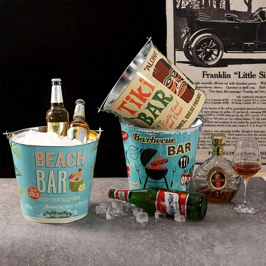 Creative American Ice Bucket, High Value Home Outdoor Beer Keg, Home ...