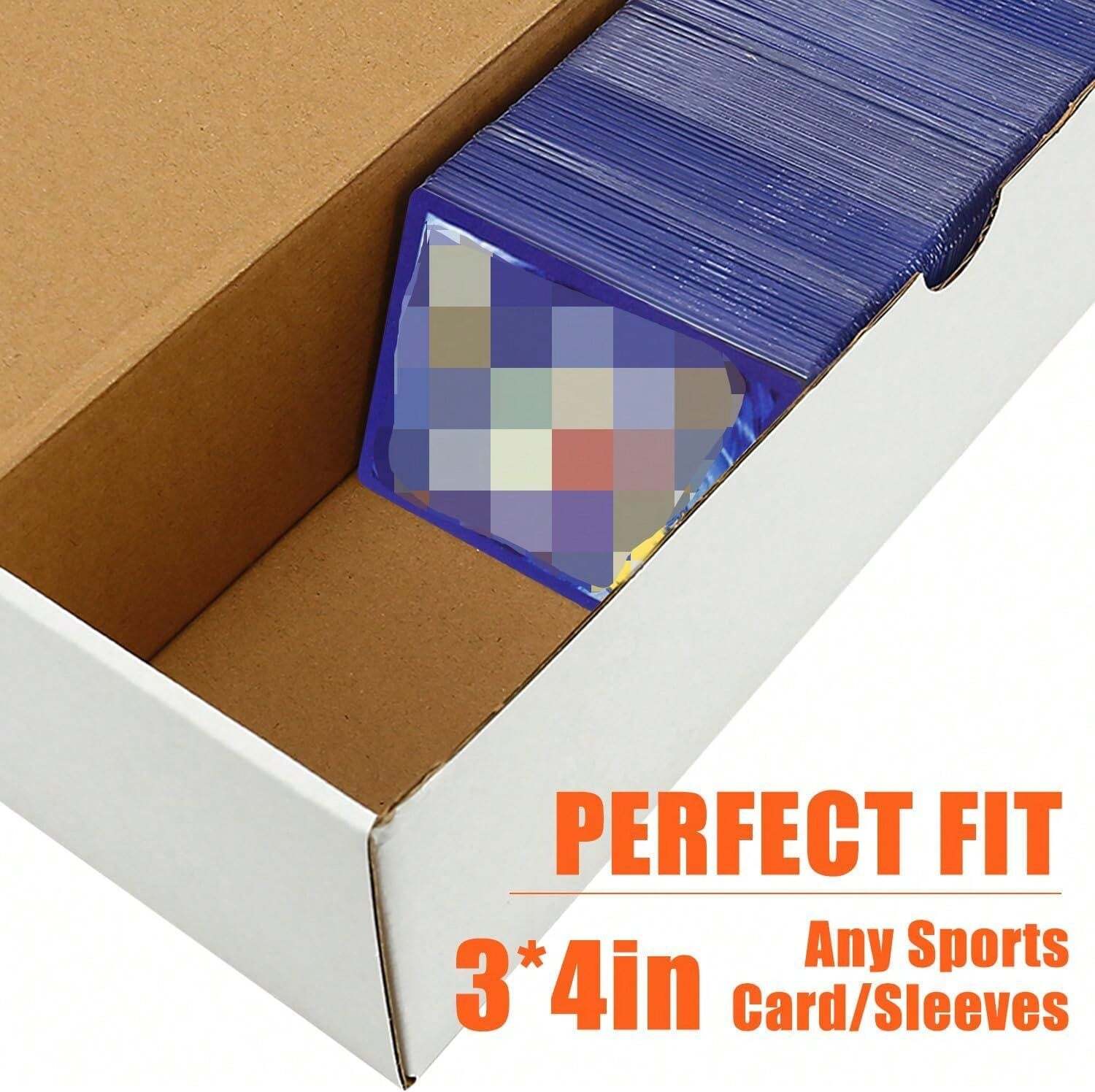 Cardboard Card Storage Box For Baseball Cards,Trading Card Storage Box ...