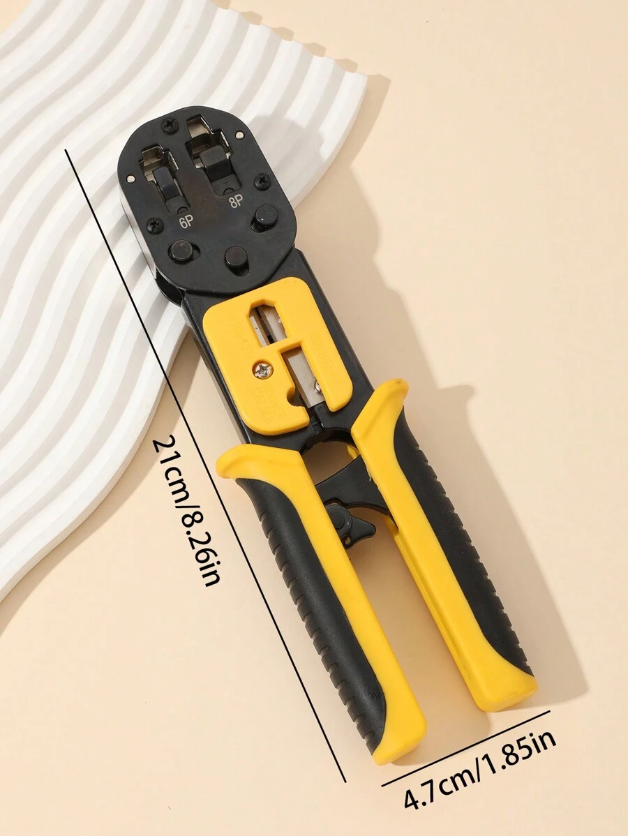 RJ45 Crimp Tool Through Cat5 Cat5e Cat6 Crimping Tool For RJ45/RJ12 ...