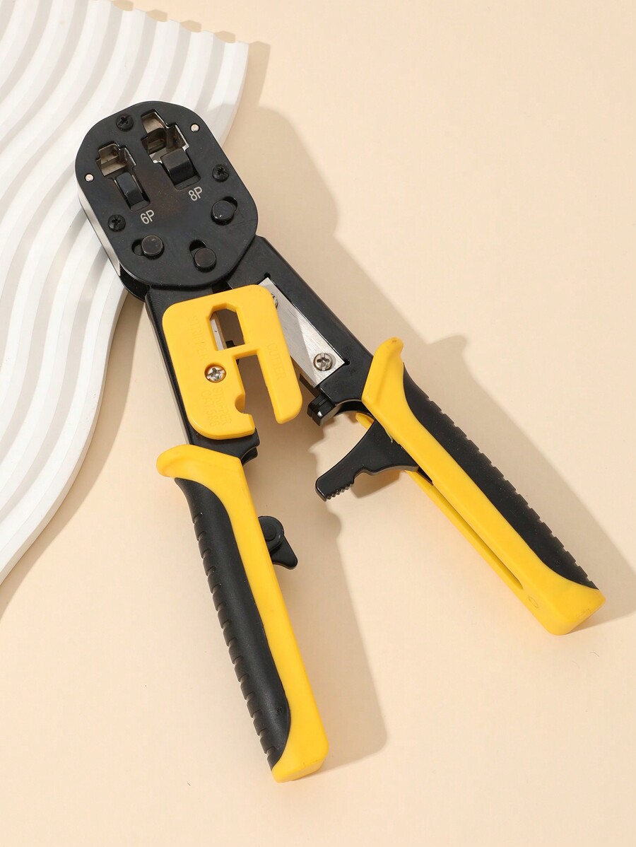 RJ45 Crimp Tool Through Cat5 Cat5e Cat6 Crimping Tool For RJ45/RJ12 ...