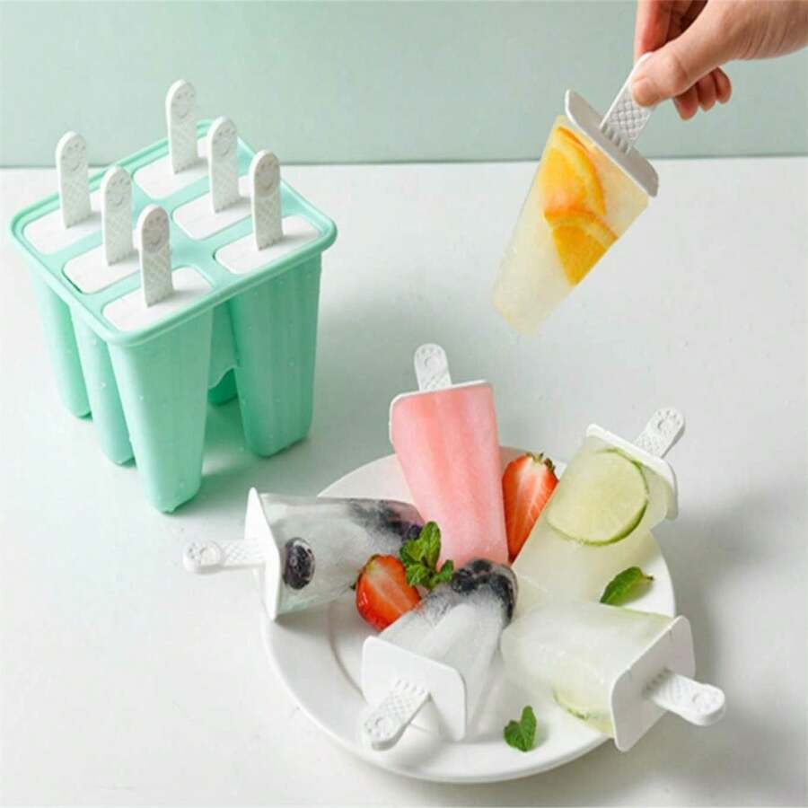 Popsicle Molds, 6 Pieces Silicone Ice Pop Models Popsicle Models ...