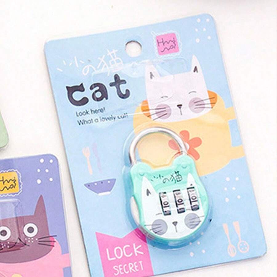 Combination Lock Gym Locker Padlock Theft-Proof Mini Lock For Luggage ...