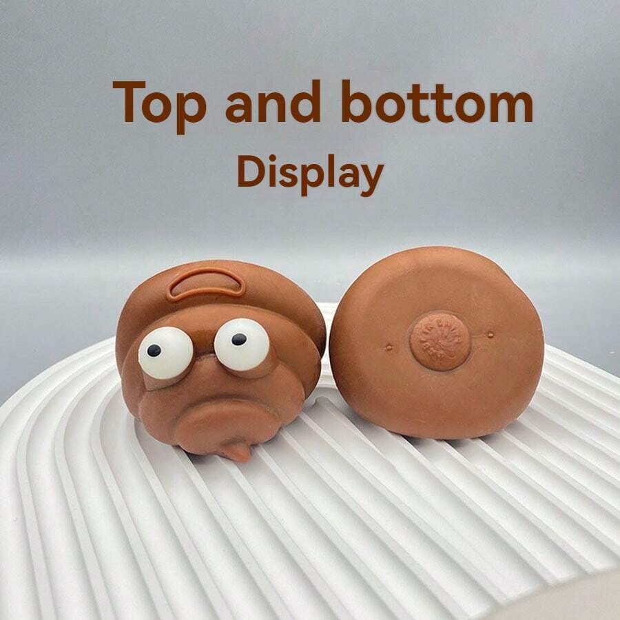 Stress Reliever Toy Fluid Dynamics Ball, Sticky Poo-Shaped ...