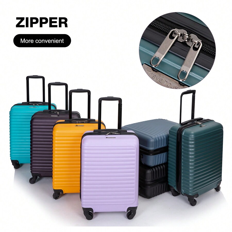 Travelhouse Luggage: Hardshell Suitcases With Spinner Wheels-Approved ...