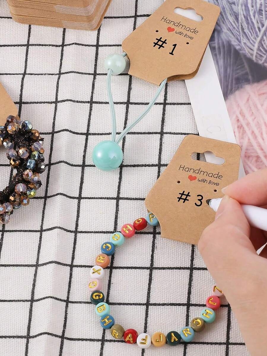 25/50/100pcs-Bracelet Earring Display Cards,Handmade Earring Cards Self ...