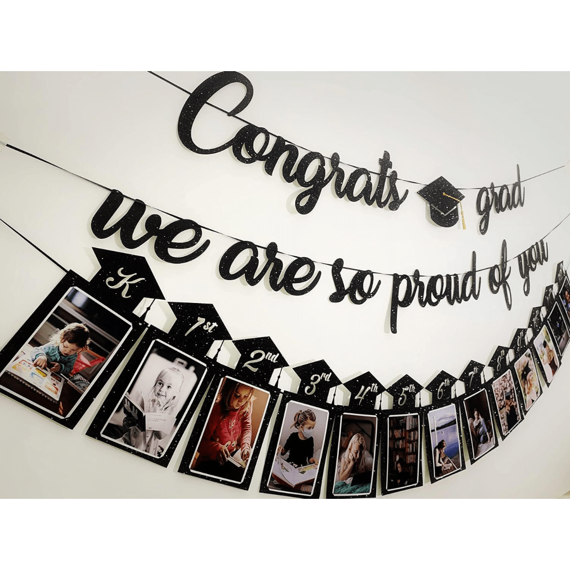 Graduation Ceremony Graduation Banner Congratulation Grad Wall Hanging ...