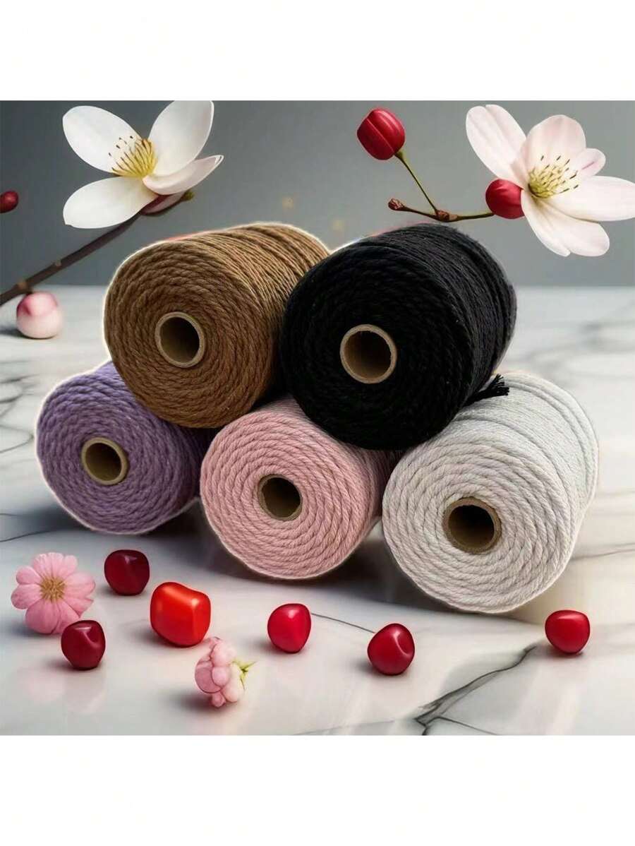 A Roll Of 3mm DIY Braided Rope Rope Braided Decorative Rope For Simple Braiding Tapestries ...