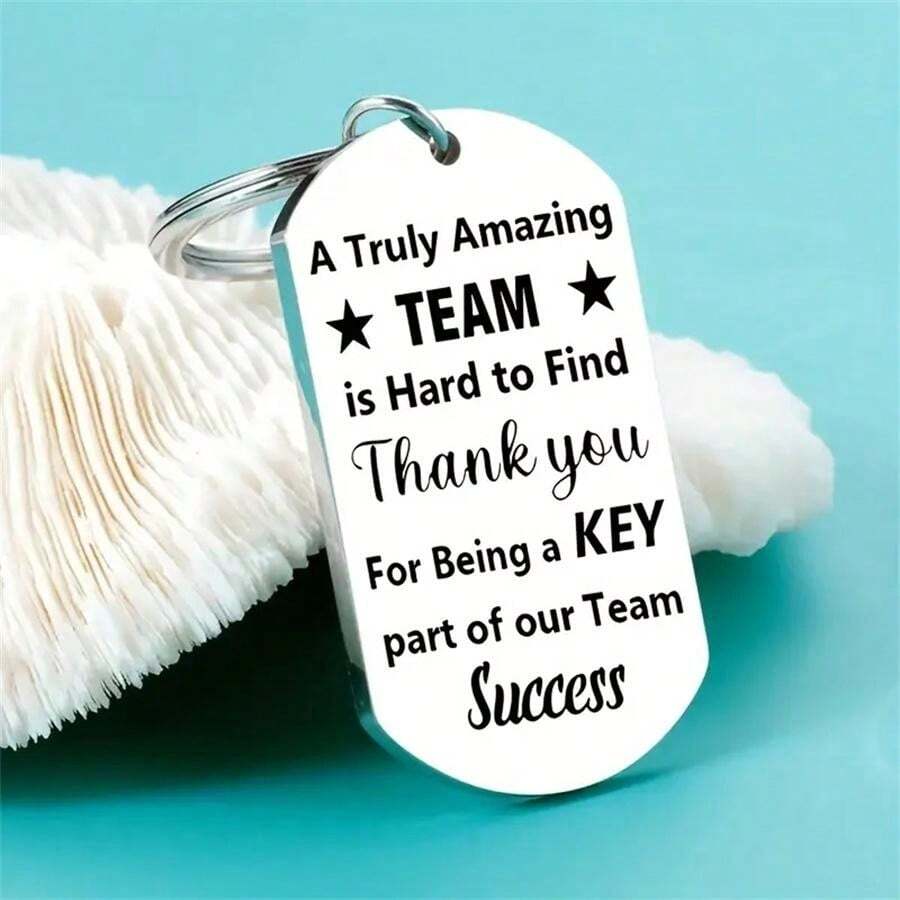 A Stainless Steel Keychain As A Gift For Employees And Colleagues ...