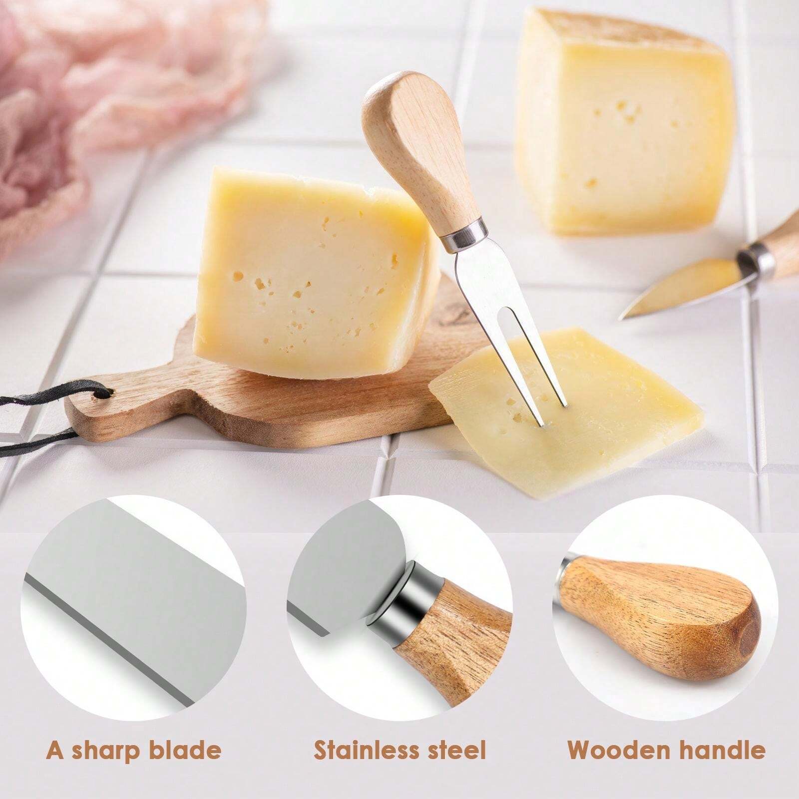 Cheese Cutter Set 4 Stainless Steel Cheese Cutter Utensils With 1 ...