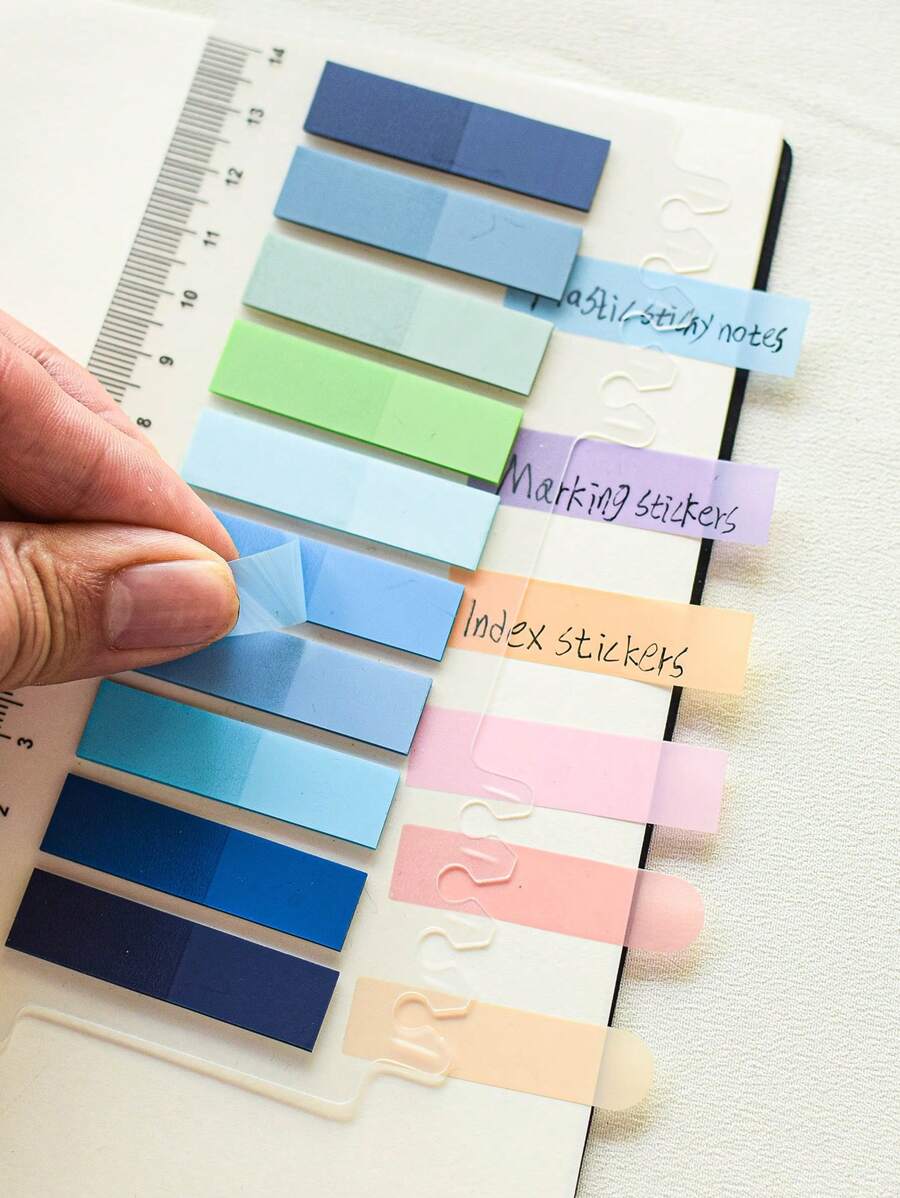 1200 Sheets In 6 Styles Sticky Notes Index Tabs Can Be Written And Used ...