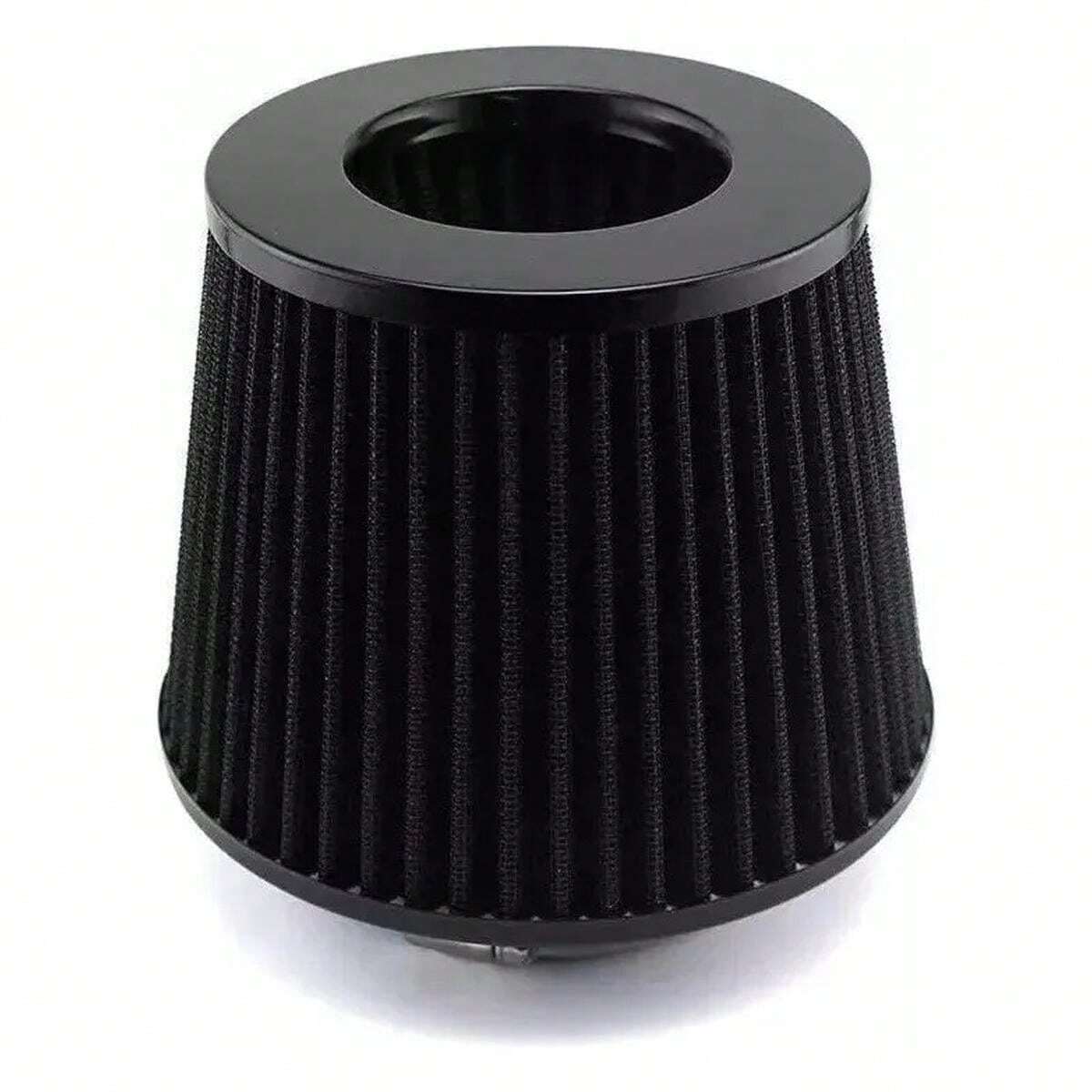 1pcs Black Universal Car Accessory Modified Air Filter, High Flow Inlet ...