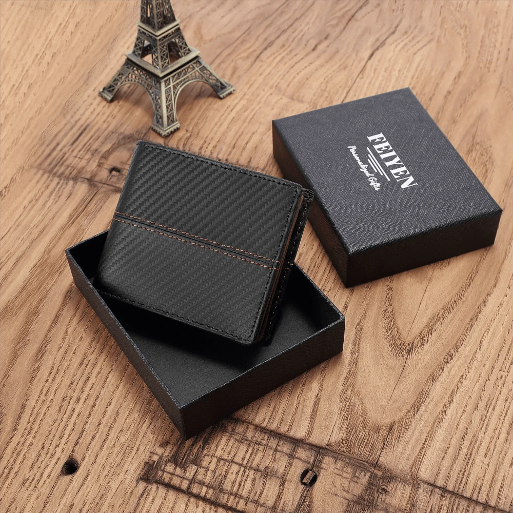 Personalized Engraved Leather Wallet For Boyfriend Husband From Wife ...