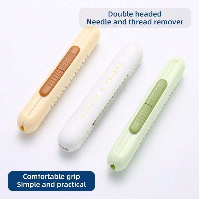 Multipurpose Needle Threader & Unpicker Set For Sewing, Suitable For ...