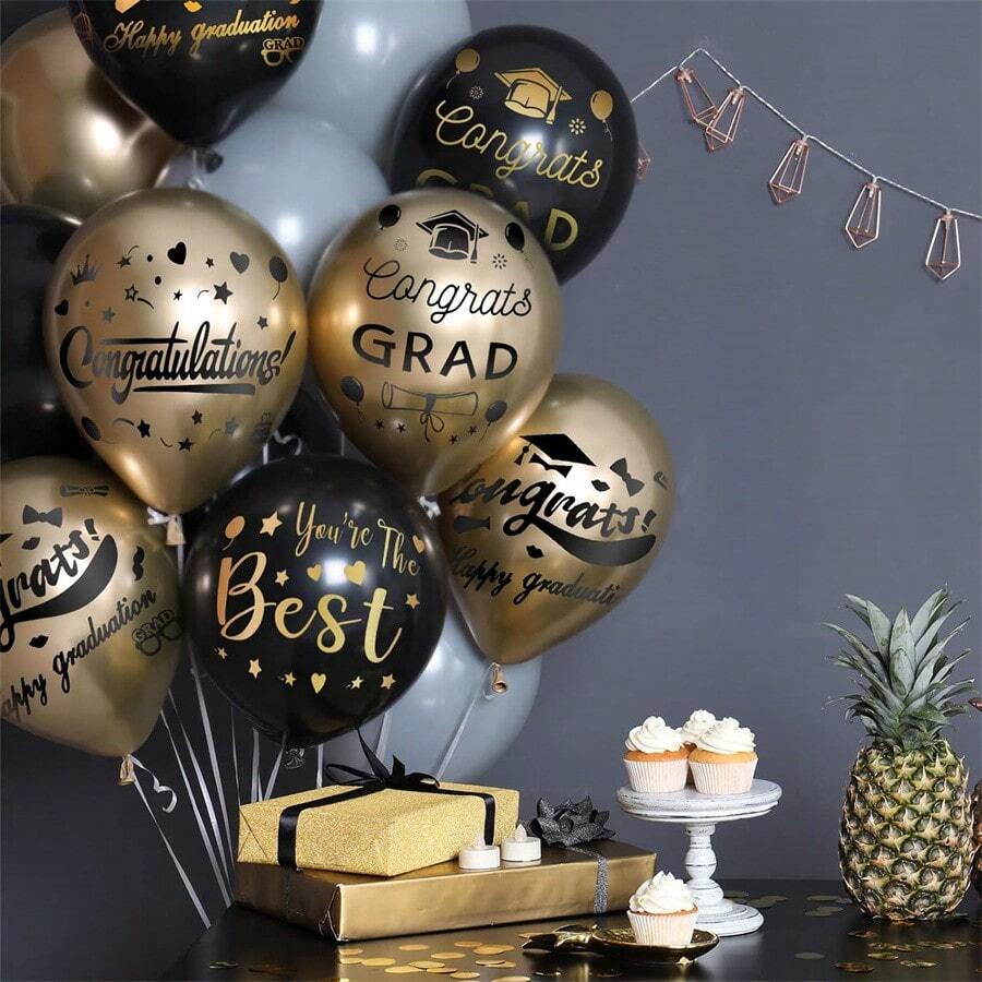2sheets Happy Graduation Balloons Stickers 2024 Congratulation Stickers ...