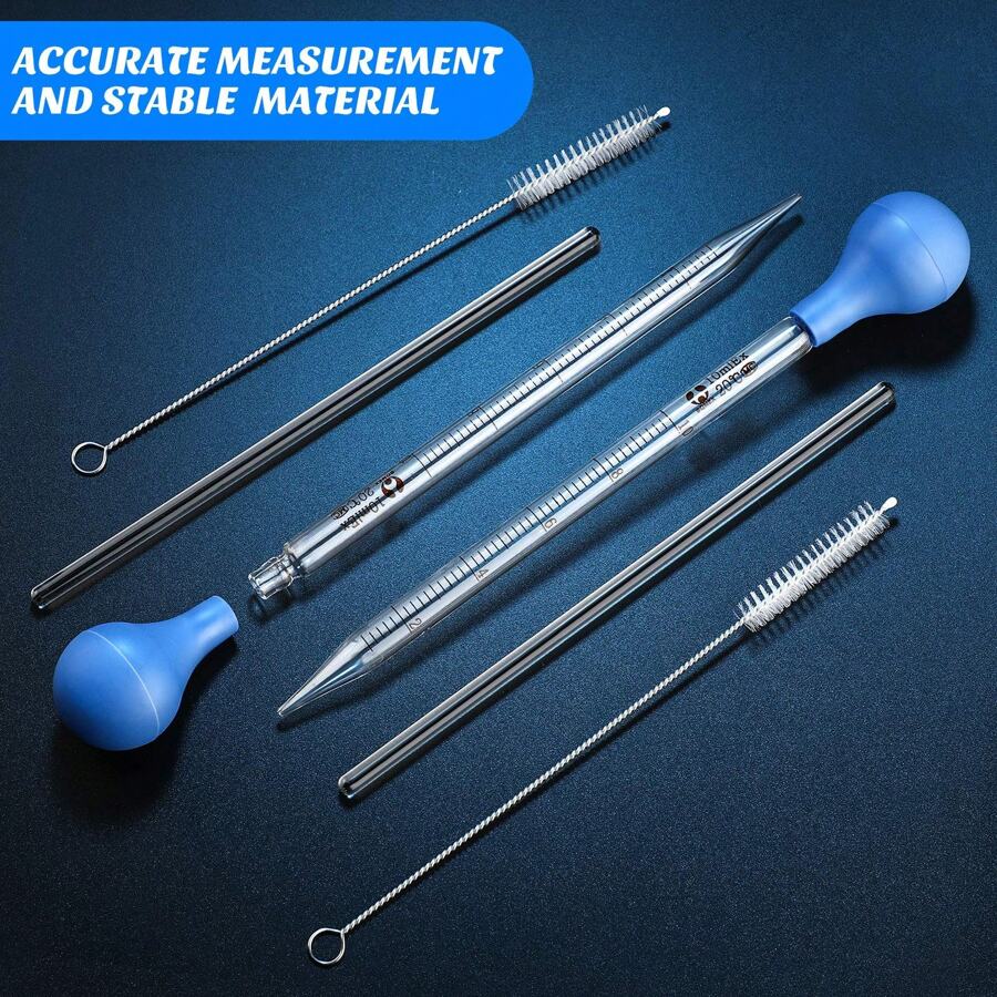 Glass Pipette With Scale For Laboratory Experiment, Equipped With Large ...