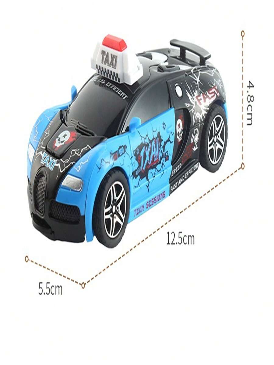 Children Inertia Driven Transforming Toy Car, Collision Deformation ...