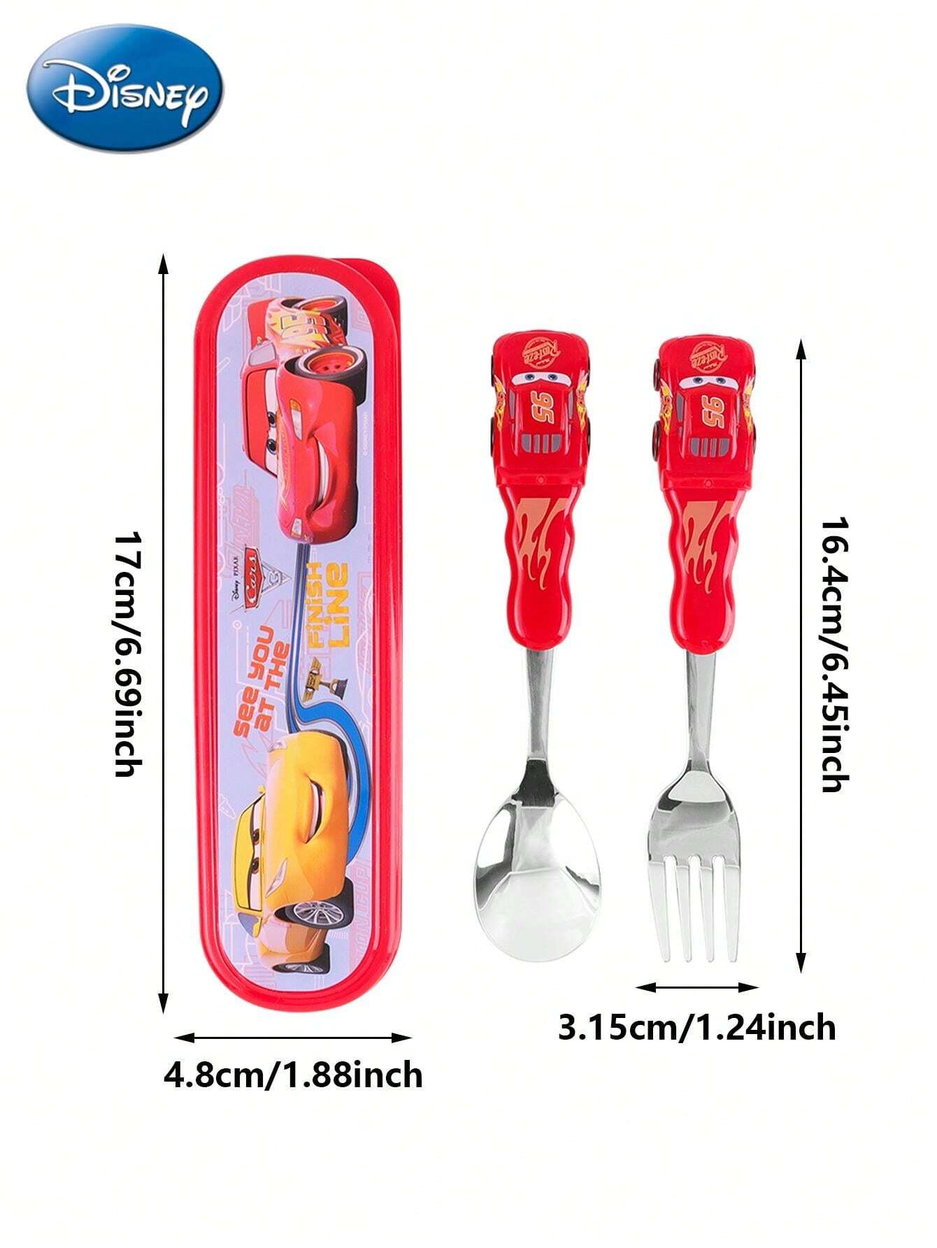 Ensemble de couverts portable de style de bandes dessinées mignon avec ...