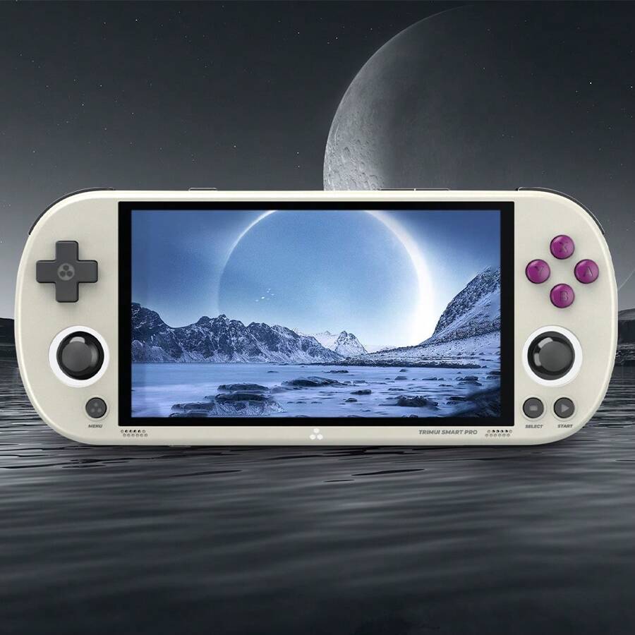 TRIMUI Trimui Smart Pro Retro Grey Handheld Game Console 4.96''IPS ...