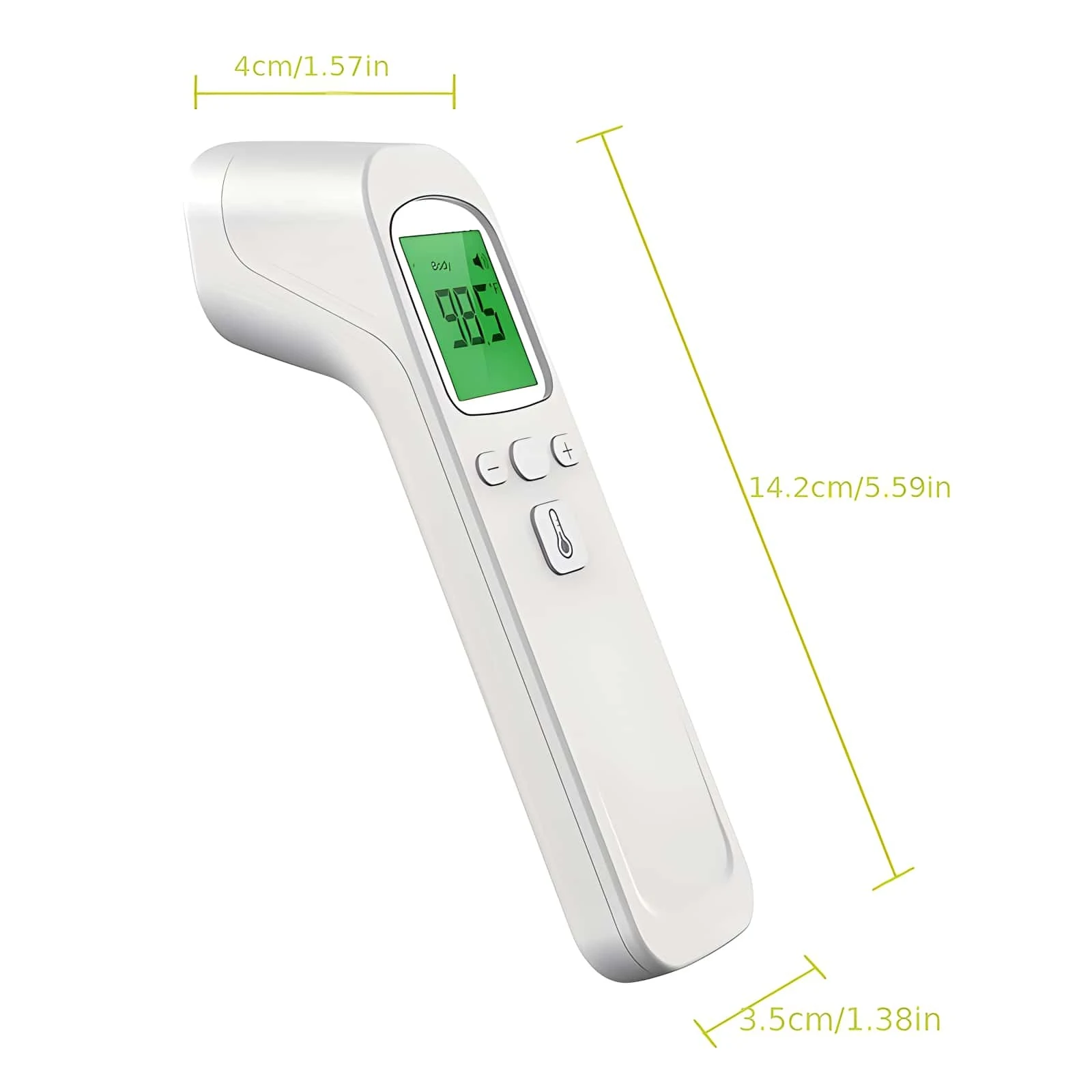 Digital Thermometer No Touch Forehead Thermometer For Baby, 2 In 1 Body ...