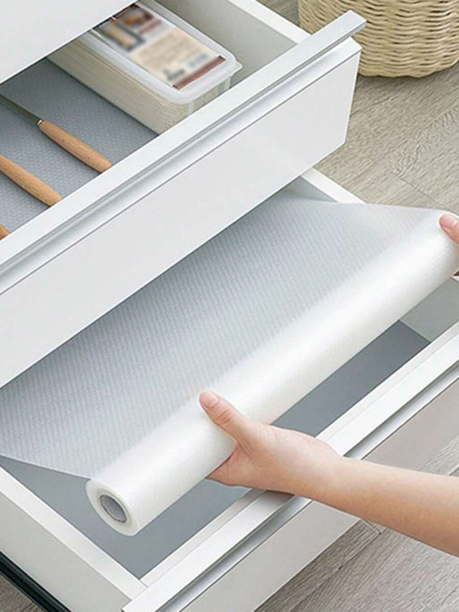 1roll Clear Drawer Liner,Drawer Pad, Cabinet Waterproof And Moisture ...
