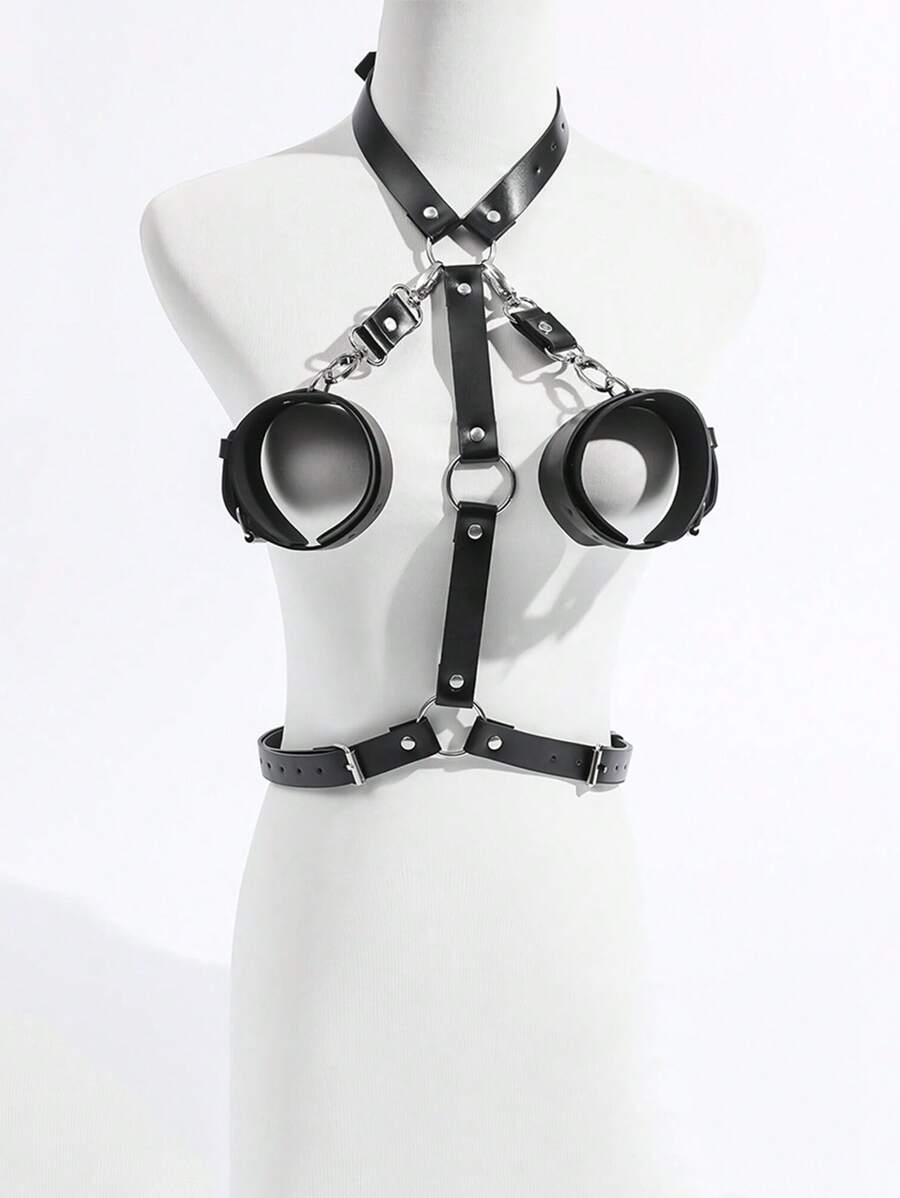 New Bdsm Fun Apparel Sex Accessories Leather Womens Back Sex Cuff