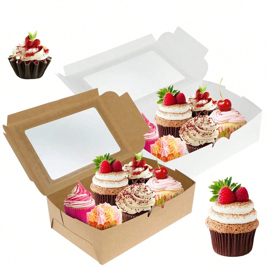 10 Pieces Rectangular Candy Cane Cookie Wrapper With Skylight And Base ...