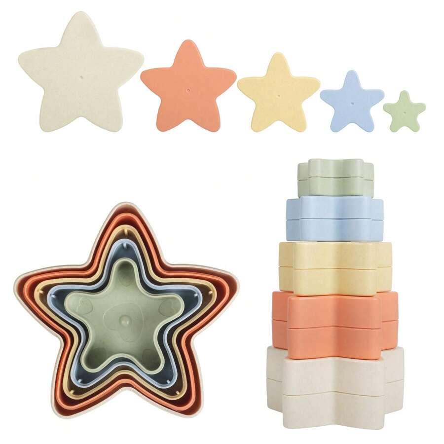 Nesting And Stacking Blocks Stack And Sort Toddler Toys, ABC Learning ...