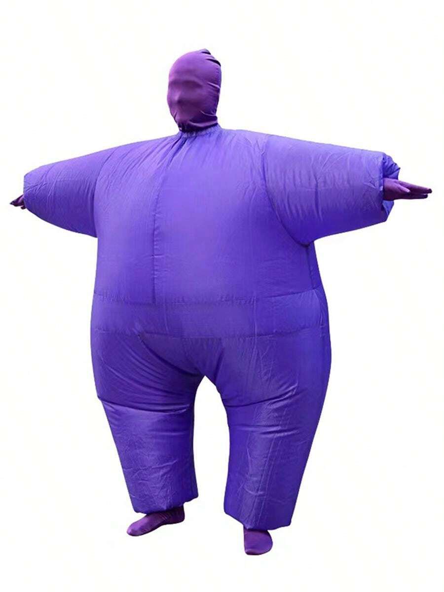 Cosplay Catwalk Party Costume, Purple And White Salmon Inflatable Suit ...