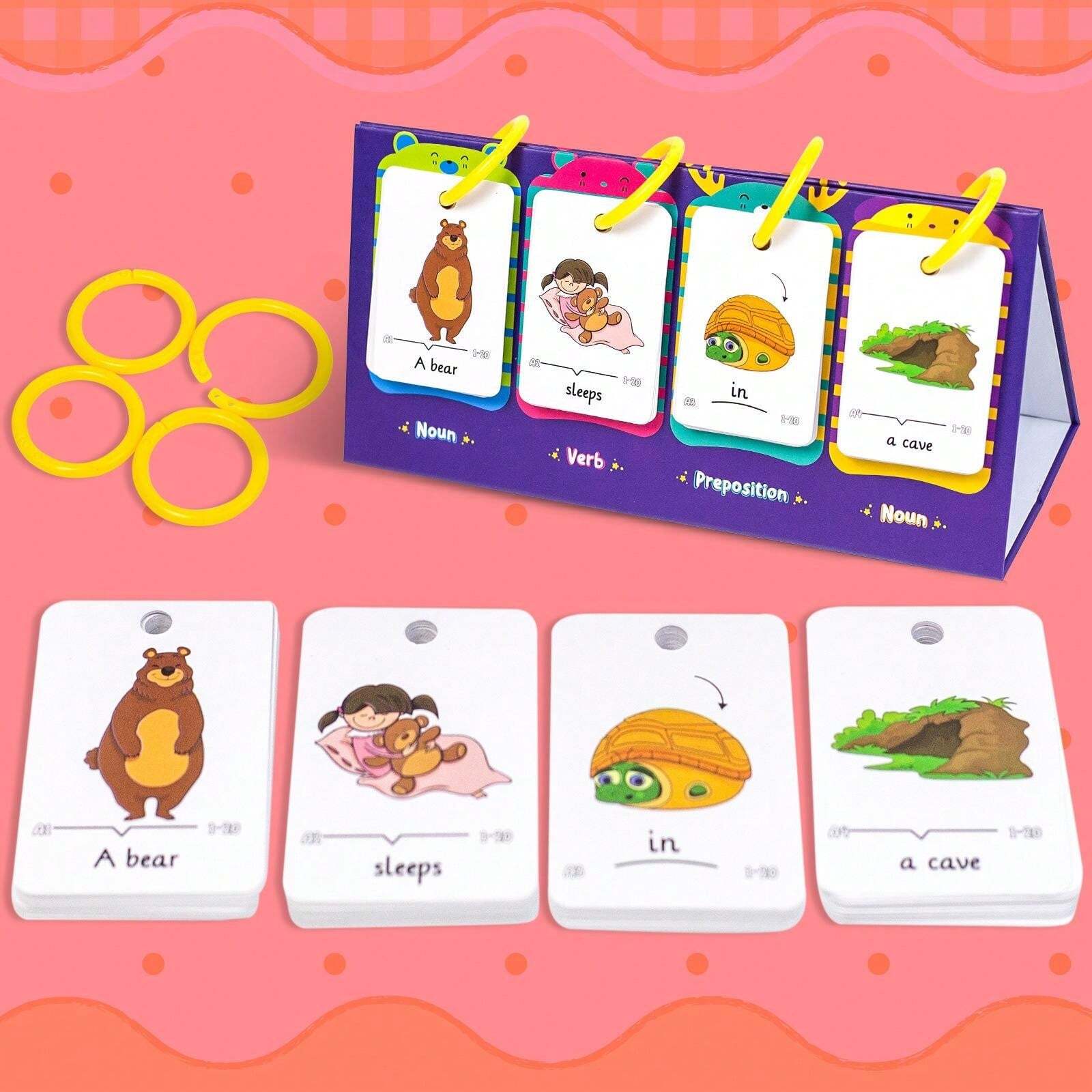 CVC Word Builder & Sentence Building ,Phonics Games Flash Cards For ...