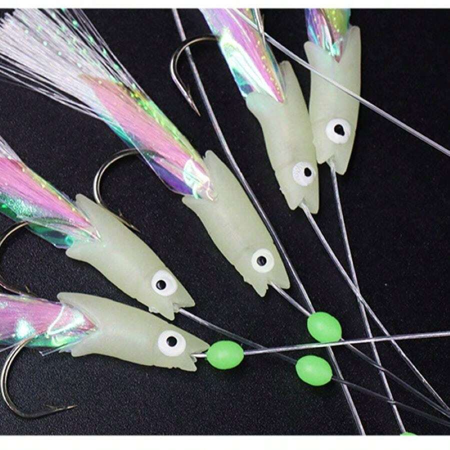 3 Packs Of Bionic Carp Skin Fishhook With Barbs & Glowing Effect, 1 ...