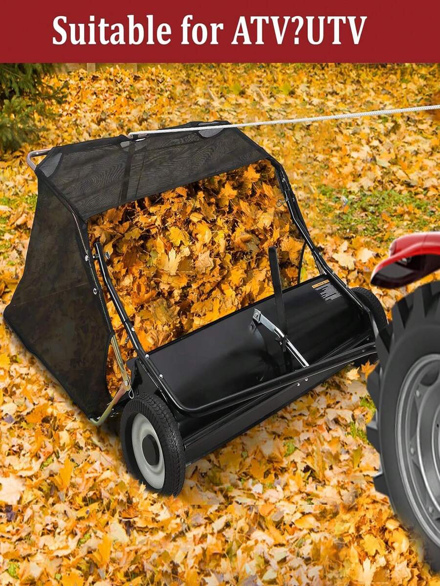 Large Capacity Heavy Duty Leaf & Grass Collector With Adjustable ...