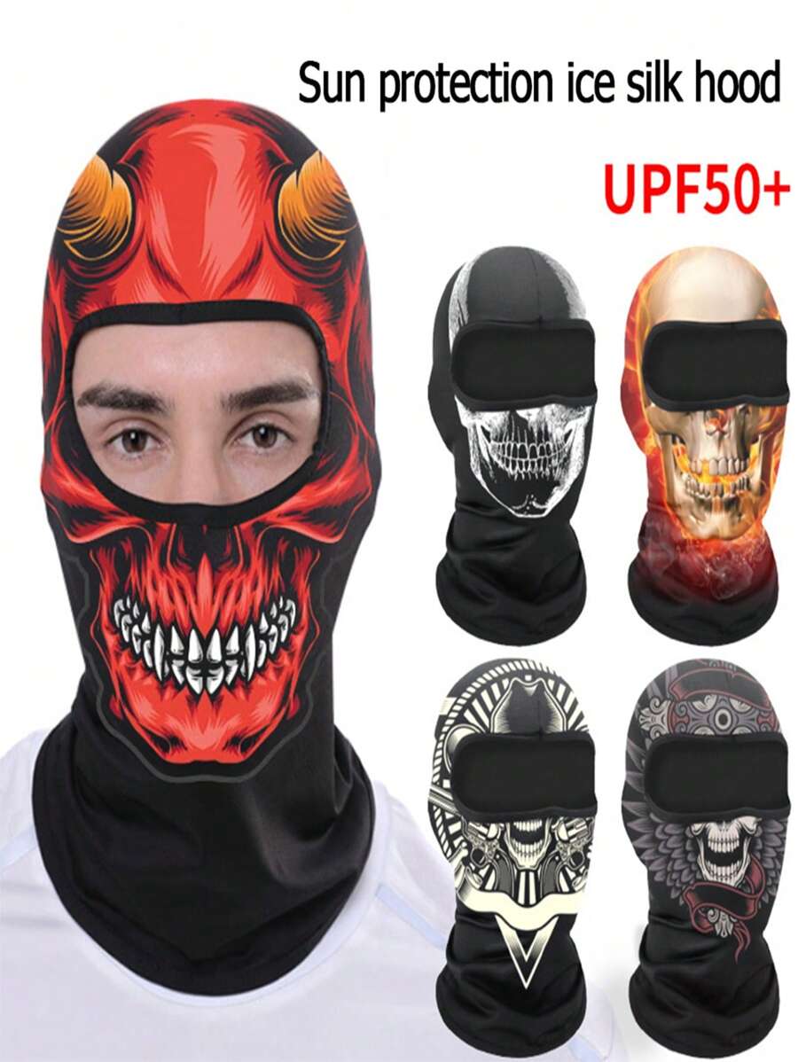 UV Protection Ski Mask For Men - Full Face Cover Balaclava For Outdoor ...
