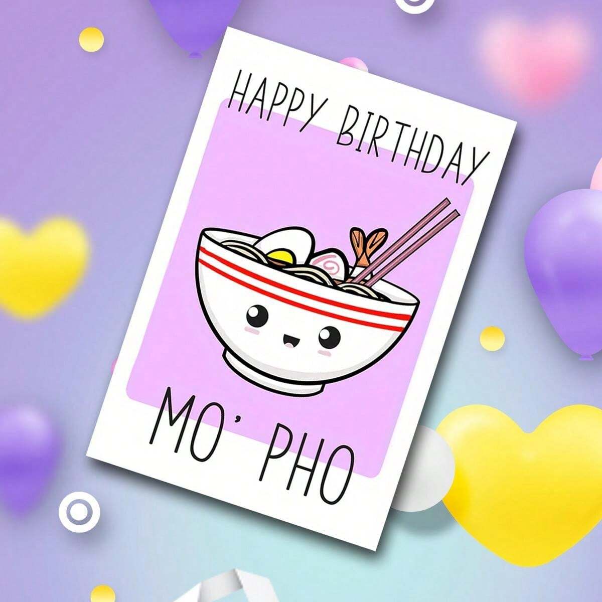 1 st unikt och roligt födelsedagskort, kreativt grattis på födelsedagen ...