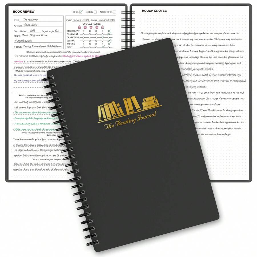 Reading Journal - Book Journal Reading Log For Review And Track Your ...