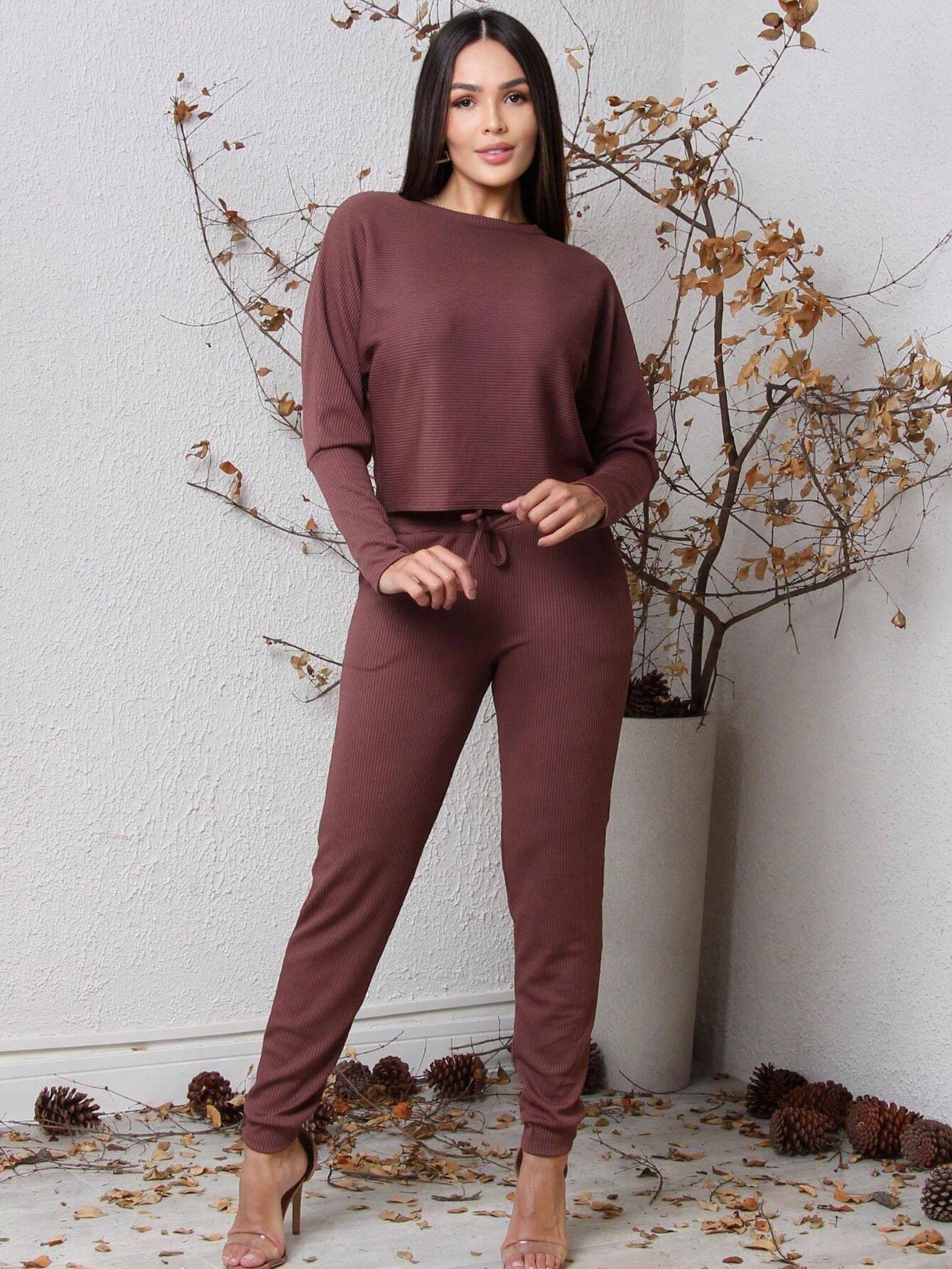 Conjunto Feminino Ana Ruga Malha Premium | SHEIN Brasil