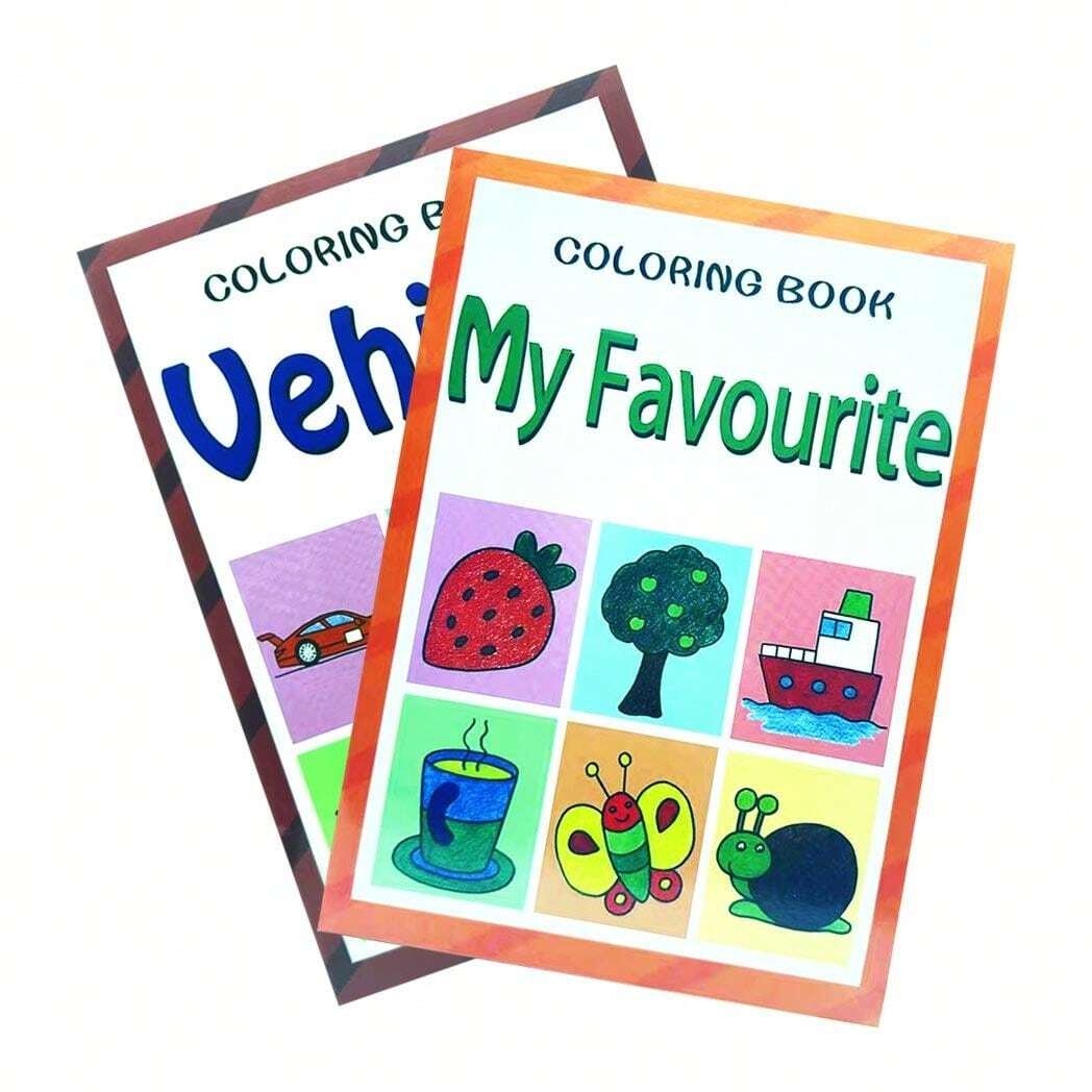 1 English Coloring Book With 16 Pages Of 14cm*21.3cm Size For DIY ...