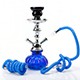 Small Hookah Set With Silver Base Double Pipe Hookah Sheesha Smoking ...